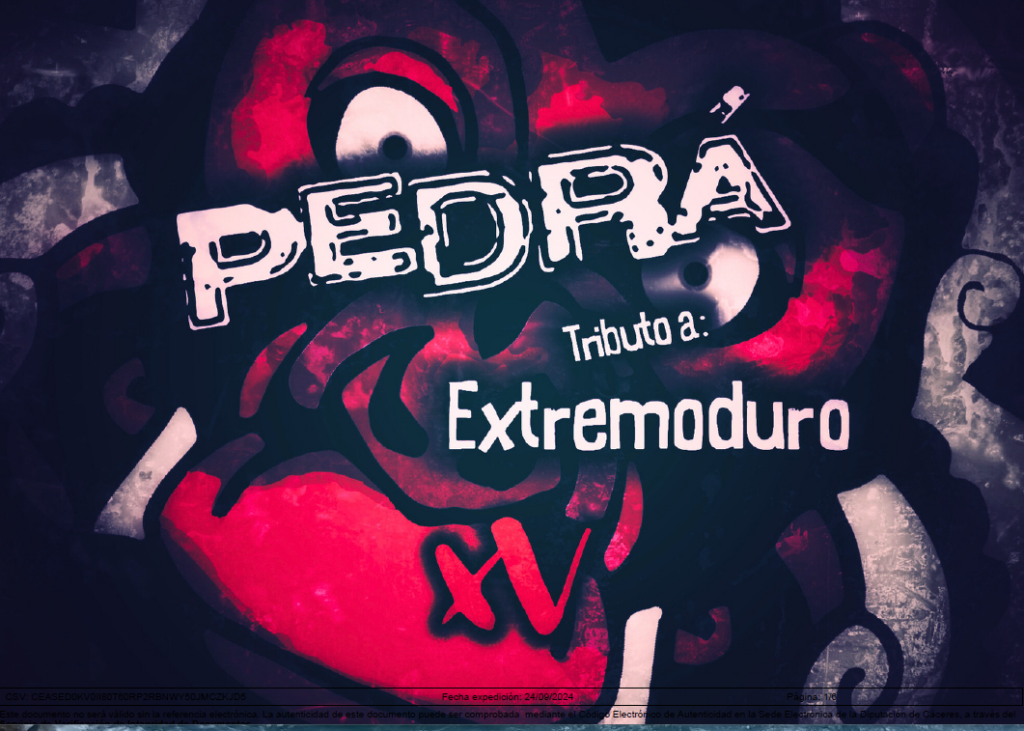 PEDRÁ (TRIBUTO A EXTREMODURO) - Área de cultura